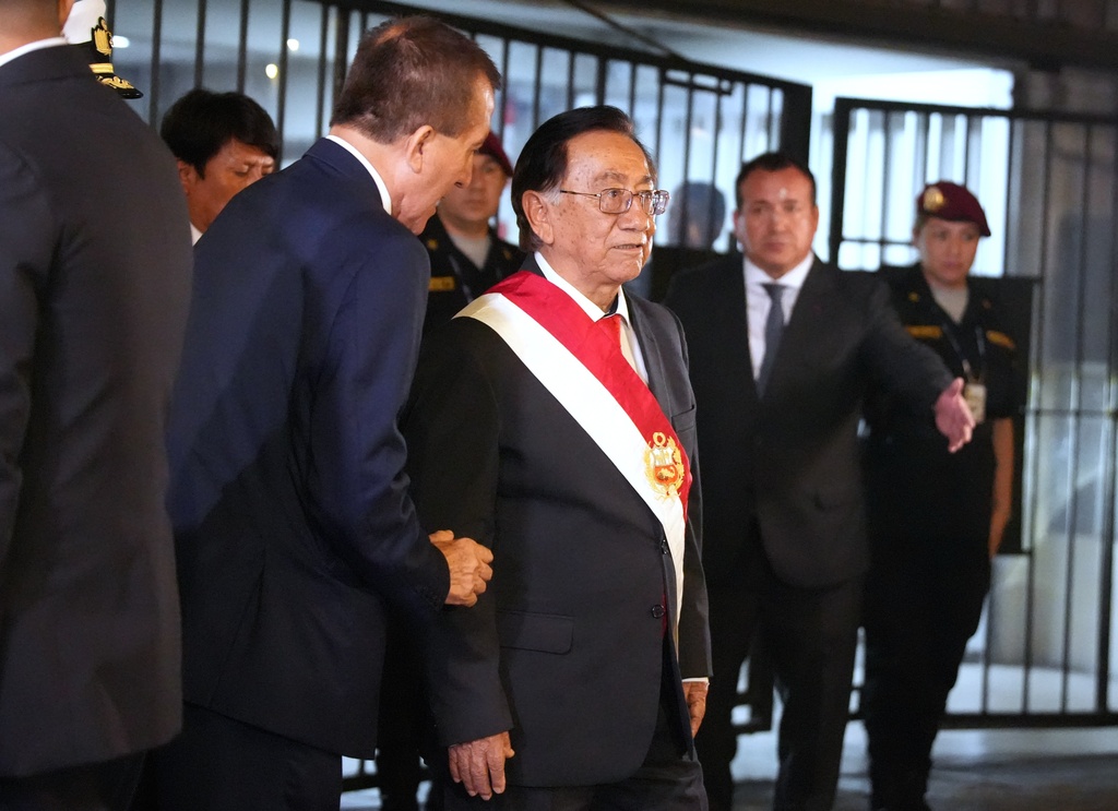 José María Balcázar becomes Peru's eighth president in a decade
