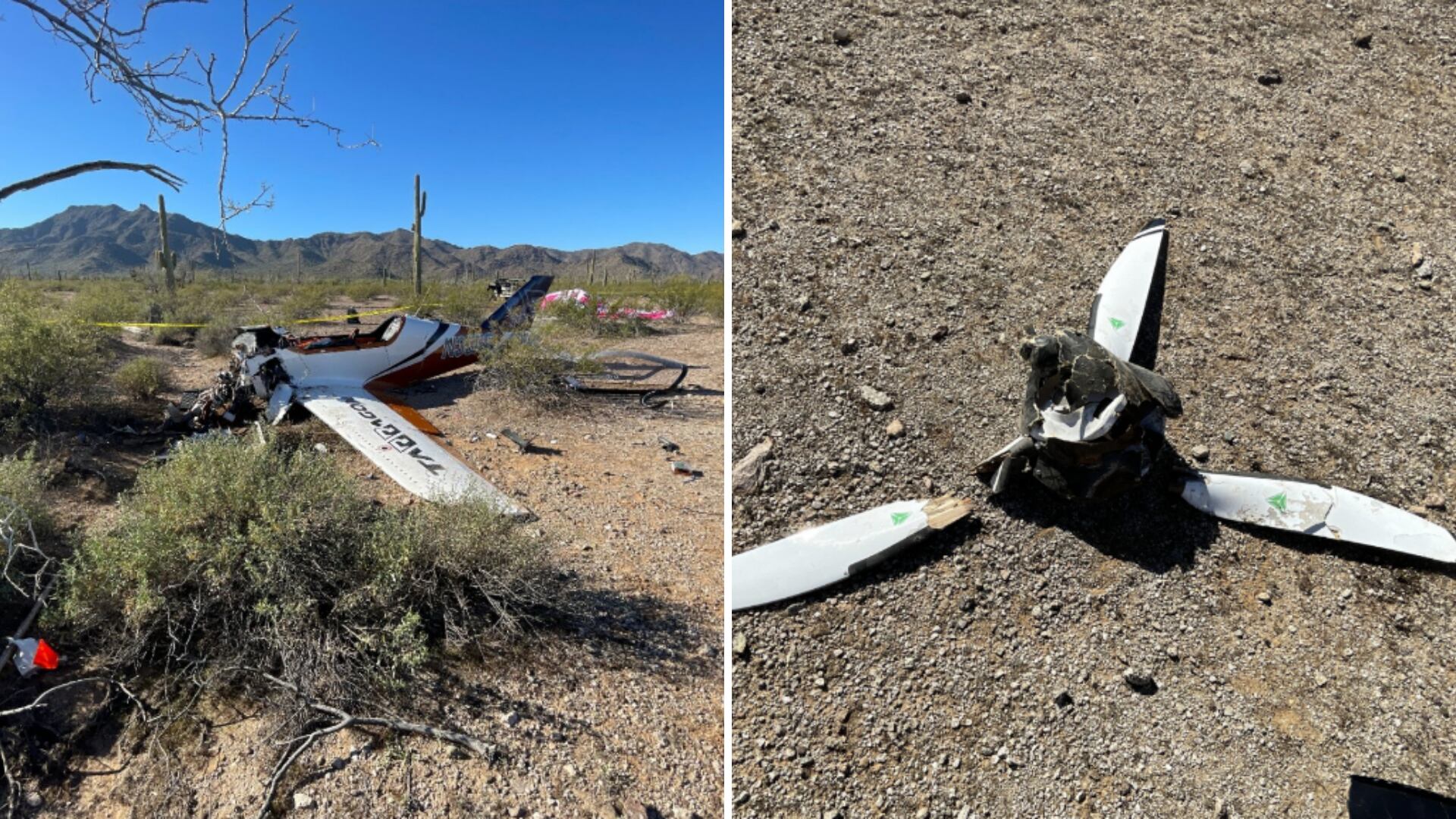 Engine failure found in wreckage of deadly plane crash near Gila Bend