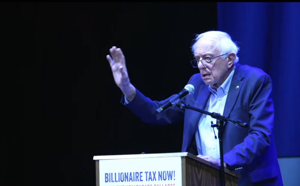 Bernie Sanders backs California billionaire tax, breaks rank with Newsom