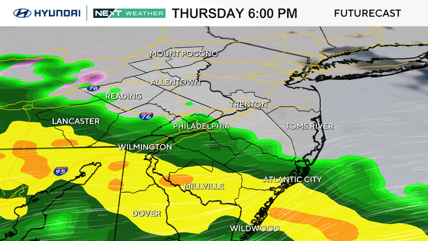 Foggy Thursday in Philadelphia region, tracking rain showers at night ...