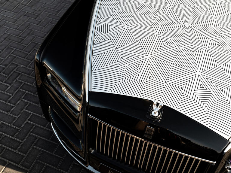 Check out Rolls-Royce’s first ever laser-engraved Phantom bonnet