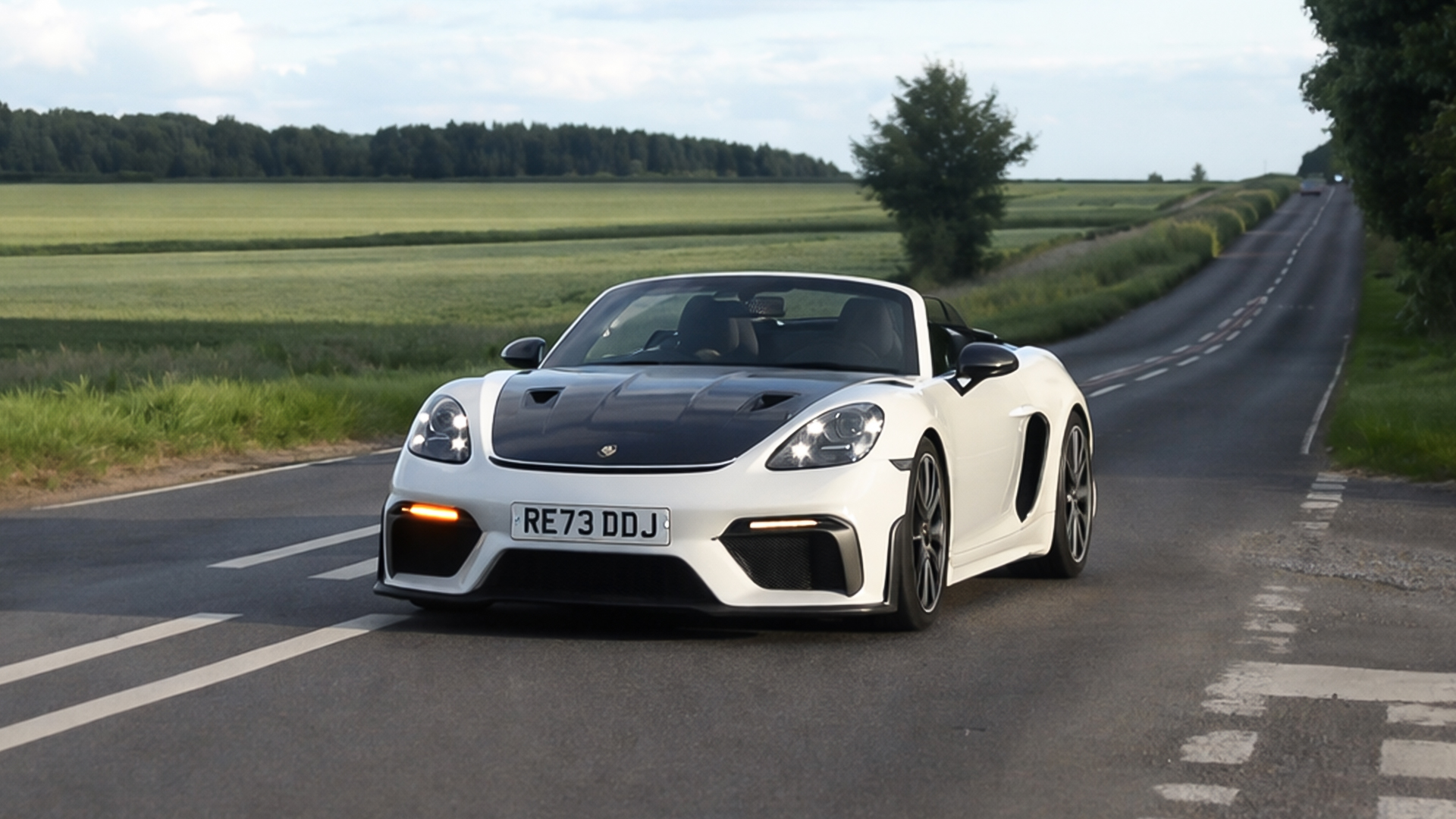 The case for Porsche 718 Spyder RS on real roads