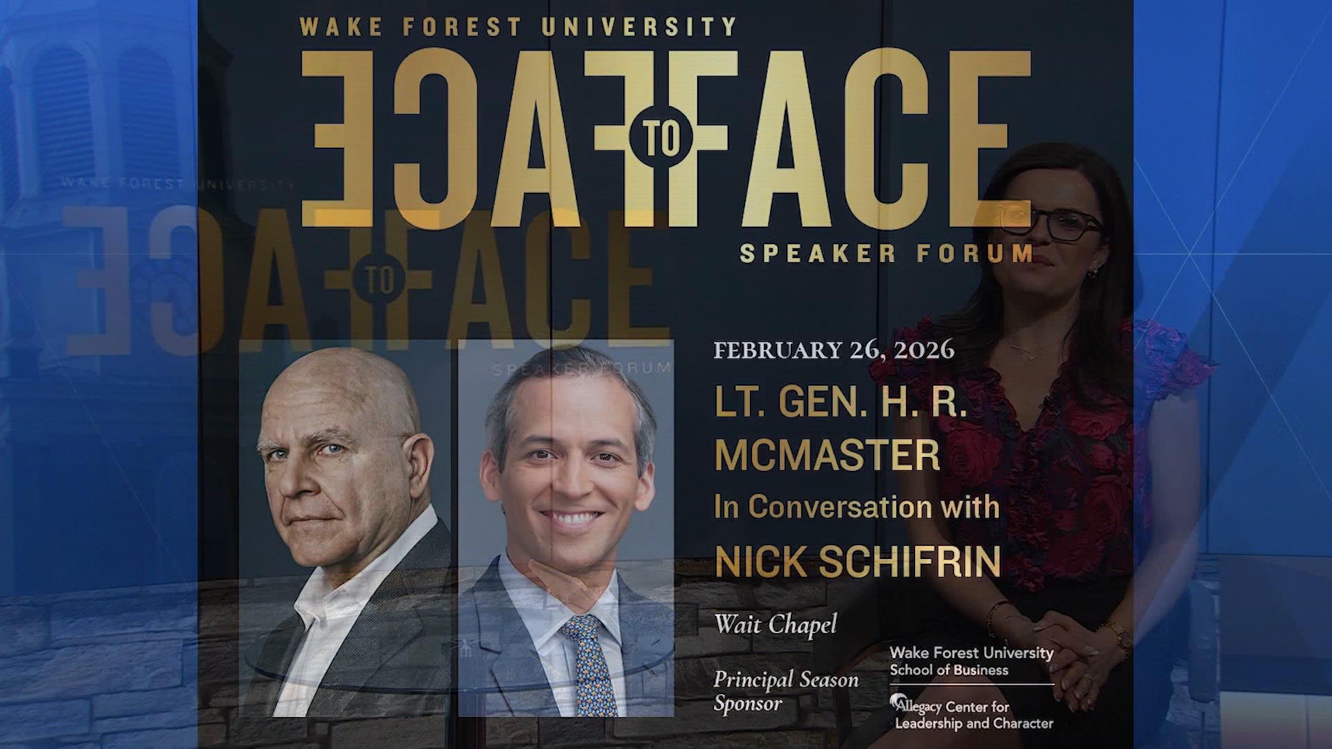 Lt. Gen. HR McMaster set to take the stage for WFU's Face to Face ...
