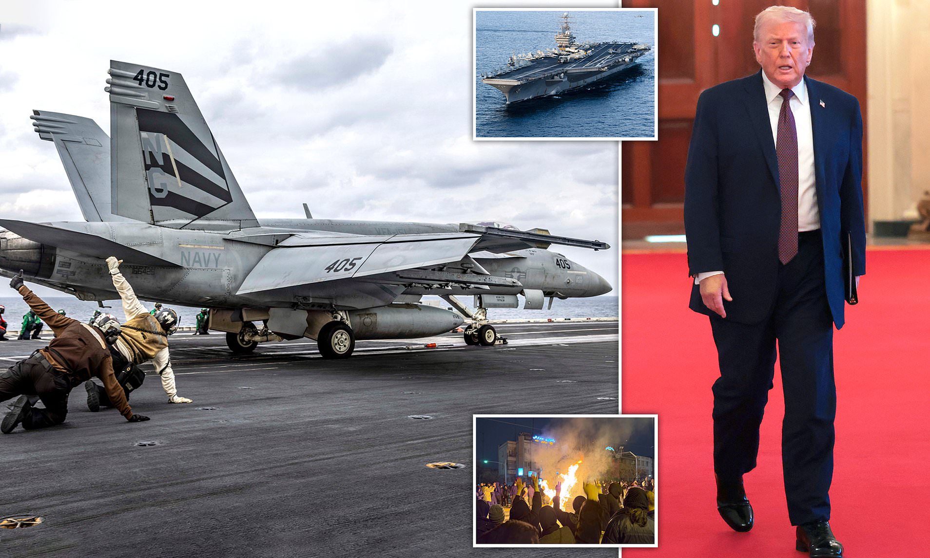 US assembles most firepower since Iraq War as Trump considers two ...