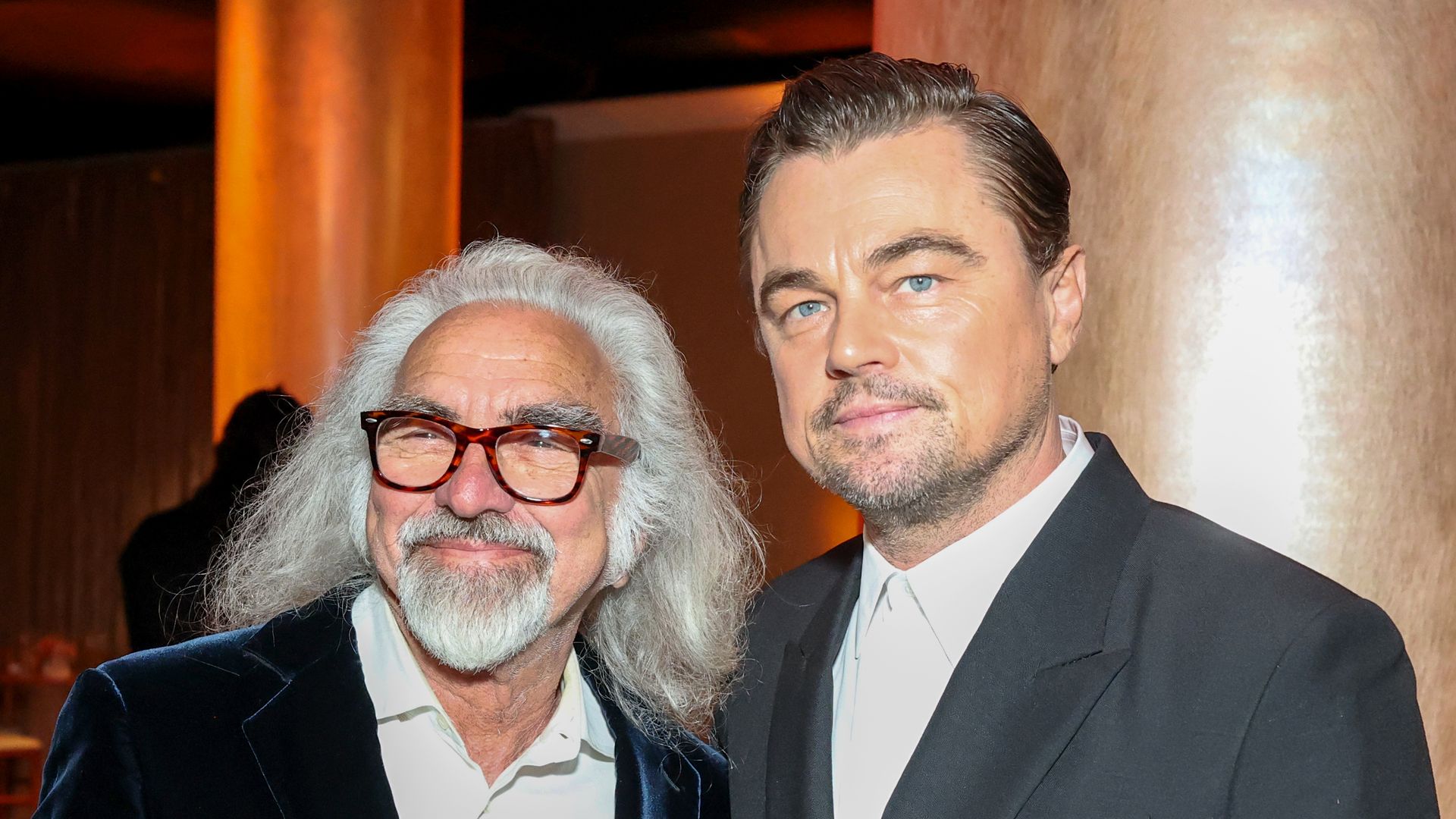 Leonardo DiCaprio steps out with his dad for a rare night out in ...