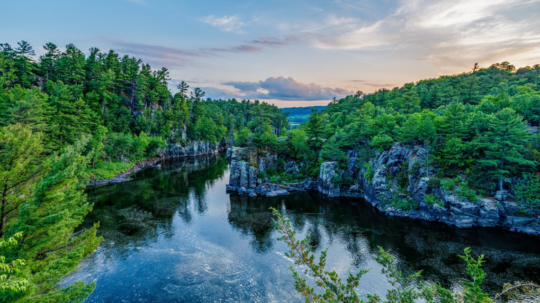 Along the Minnesota border sits Wisconsin's first state park, known for ...