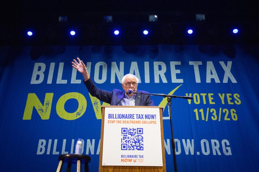 Bernie Sanders kicks off billionaires tax campaign with choice words ...