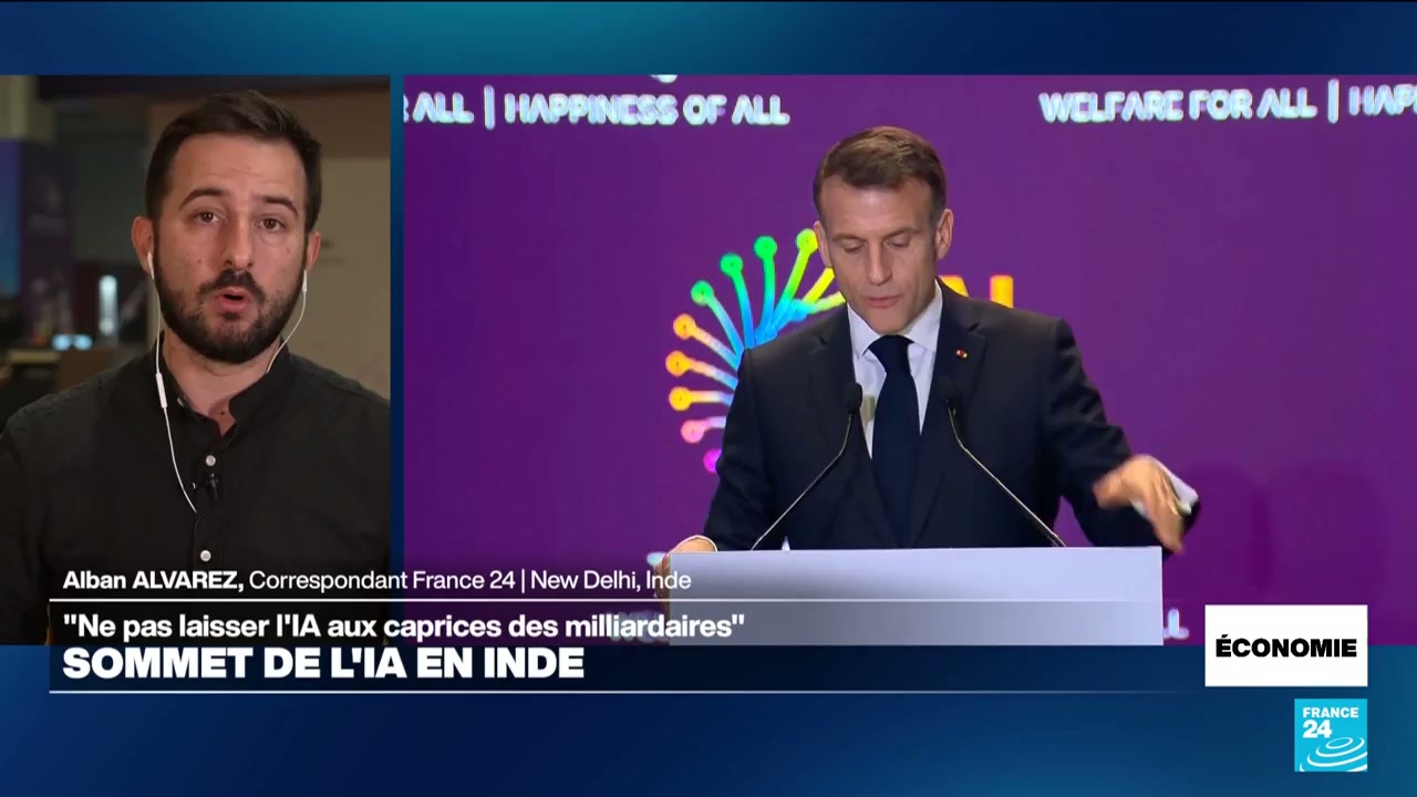 Sommet de l'IA en Inde : ce qu'il faut retenir du discours d'Emmanuel ...