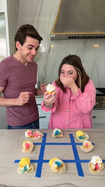Tasty cupcake gender reveal: Watch the big surprise