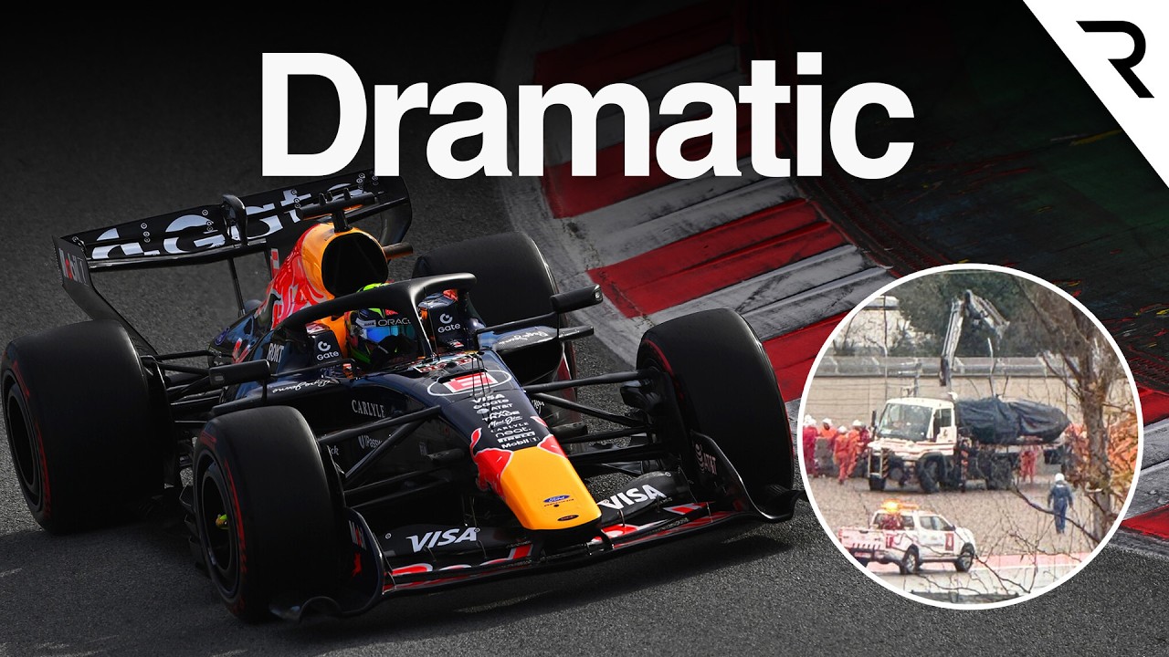 Red Bull’s new era begins with speed, drama, and a heavy crash