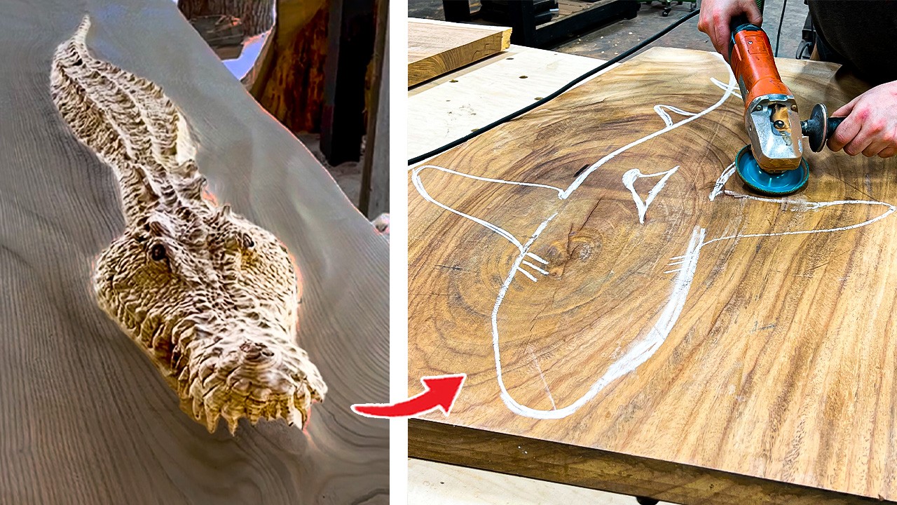 I attempted a viral shark table and almost burned the teeth off