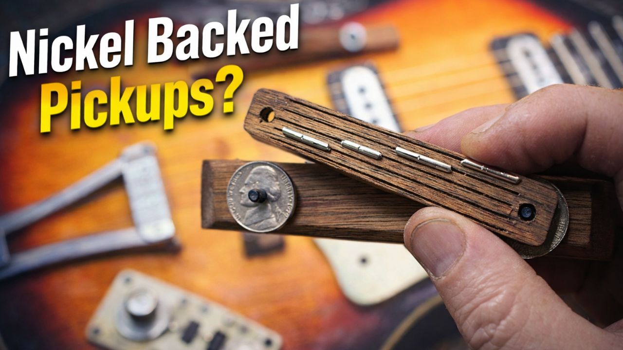 How to build a DIY adjustable floating guitar bass bridge with perfect ...