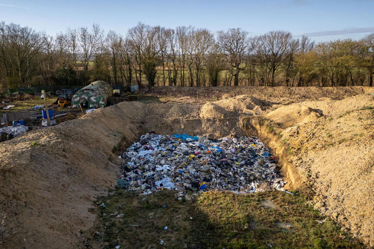 Landowner fears £500k clean-up cost of Bedfordshire waste dumped in ...