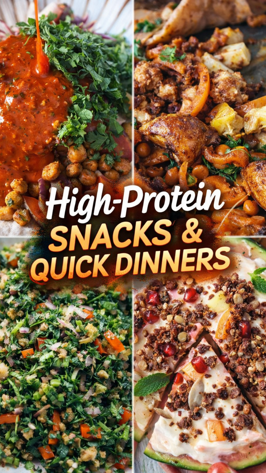 High-protein snacks & quick dinners