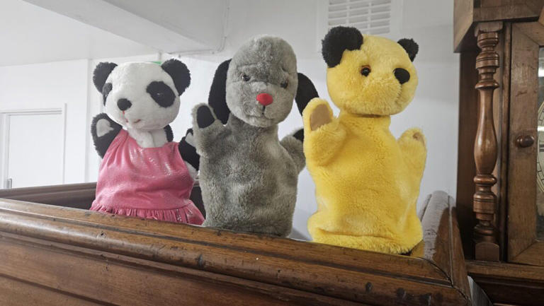Original Sooty and Sweep used on screen being sold at auction