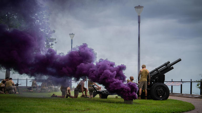 Hundreds commemorate the bombing of Darwin on 84th anniversary