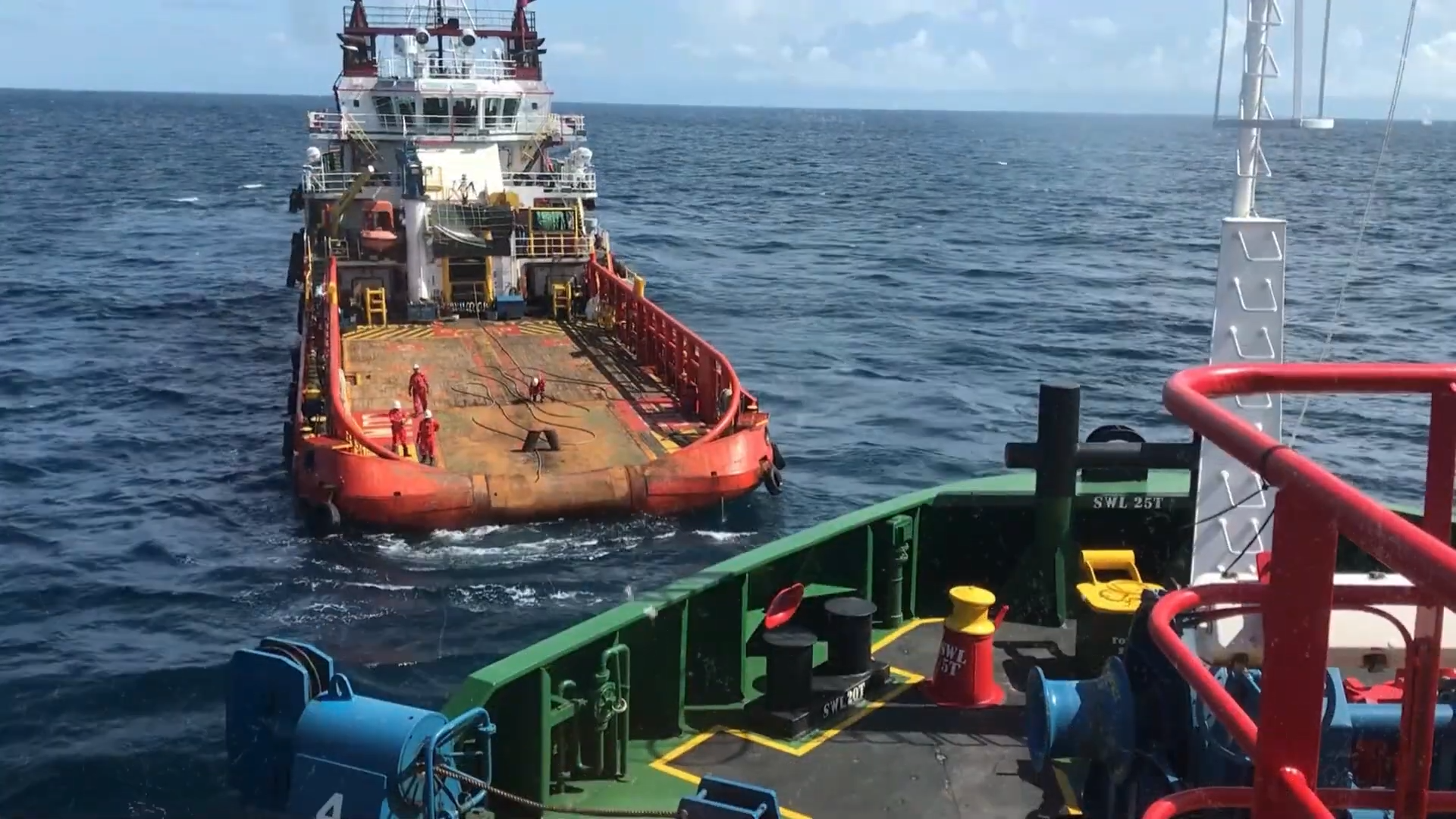 This 440 million pound ship flipped over - then they cut it into eight ...