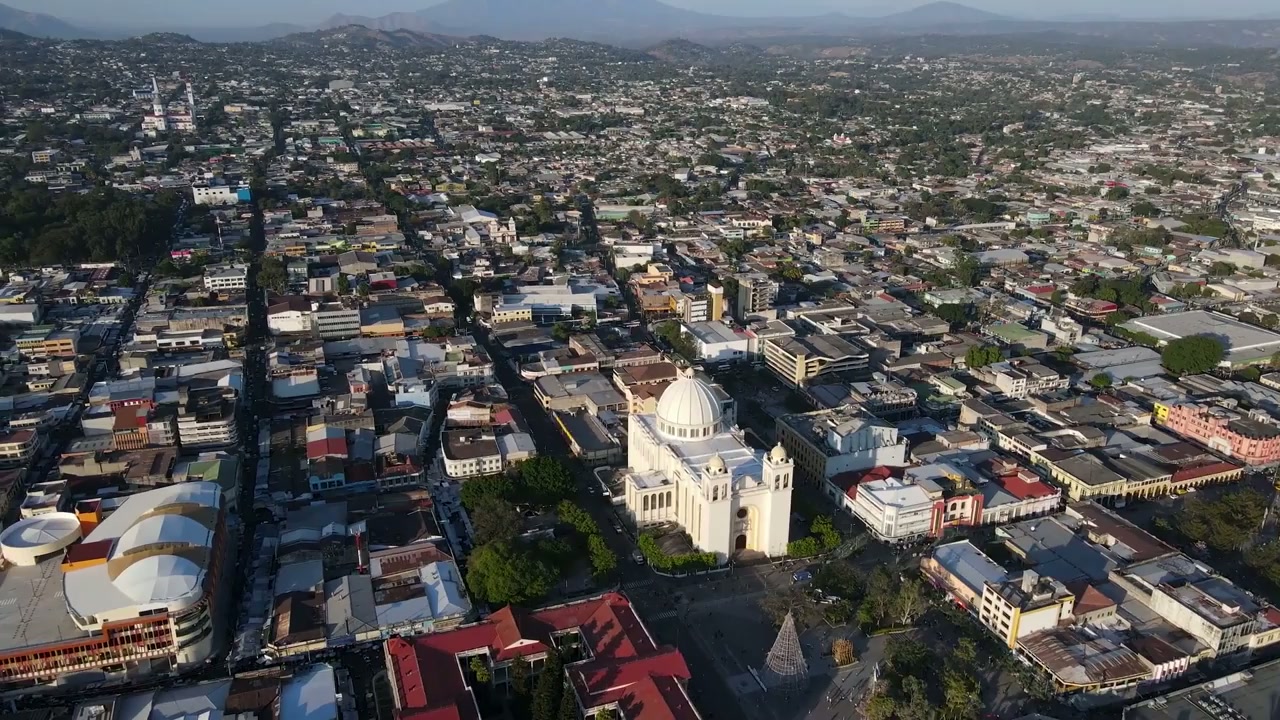 San Salvador, El Salvador: Drone views of a city cradled by volcanoes