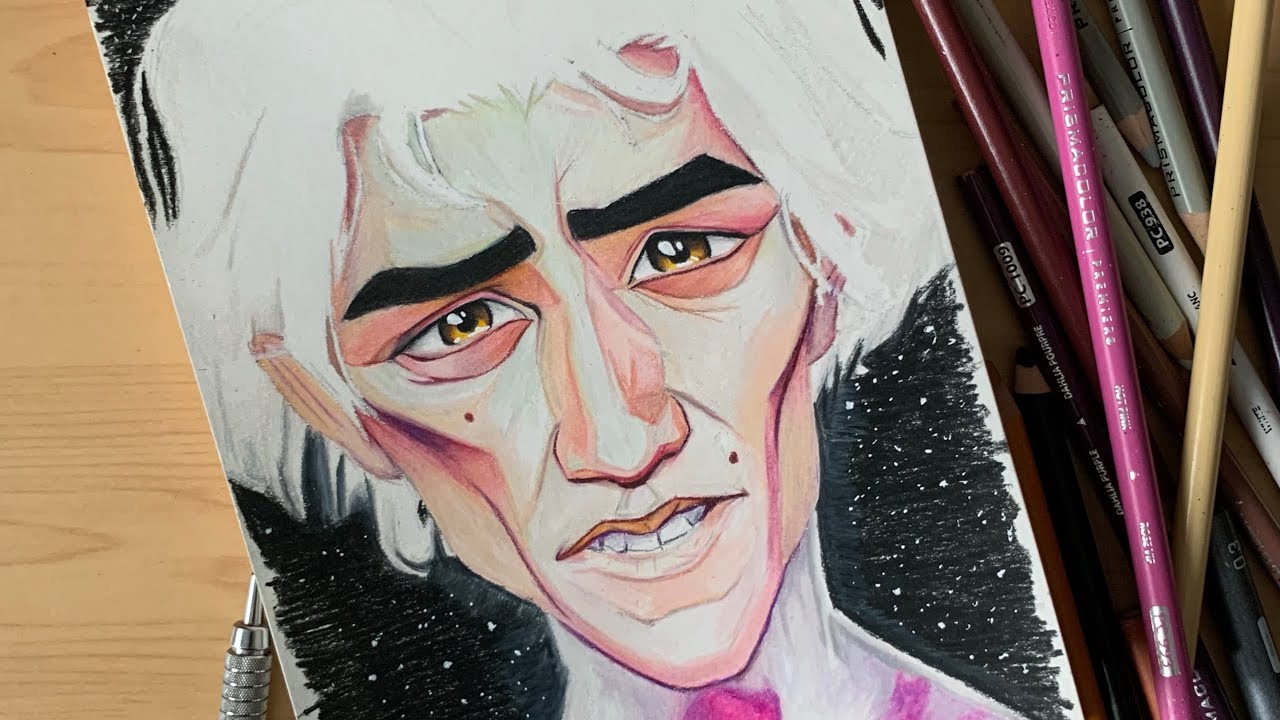 Drawing Viktor with Prismacolors | Arcane fan art