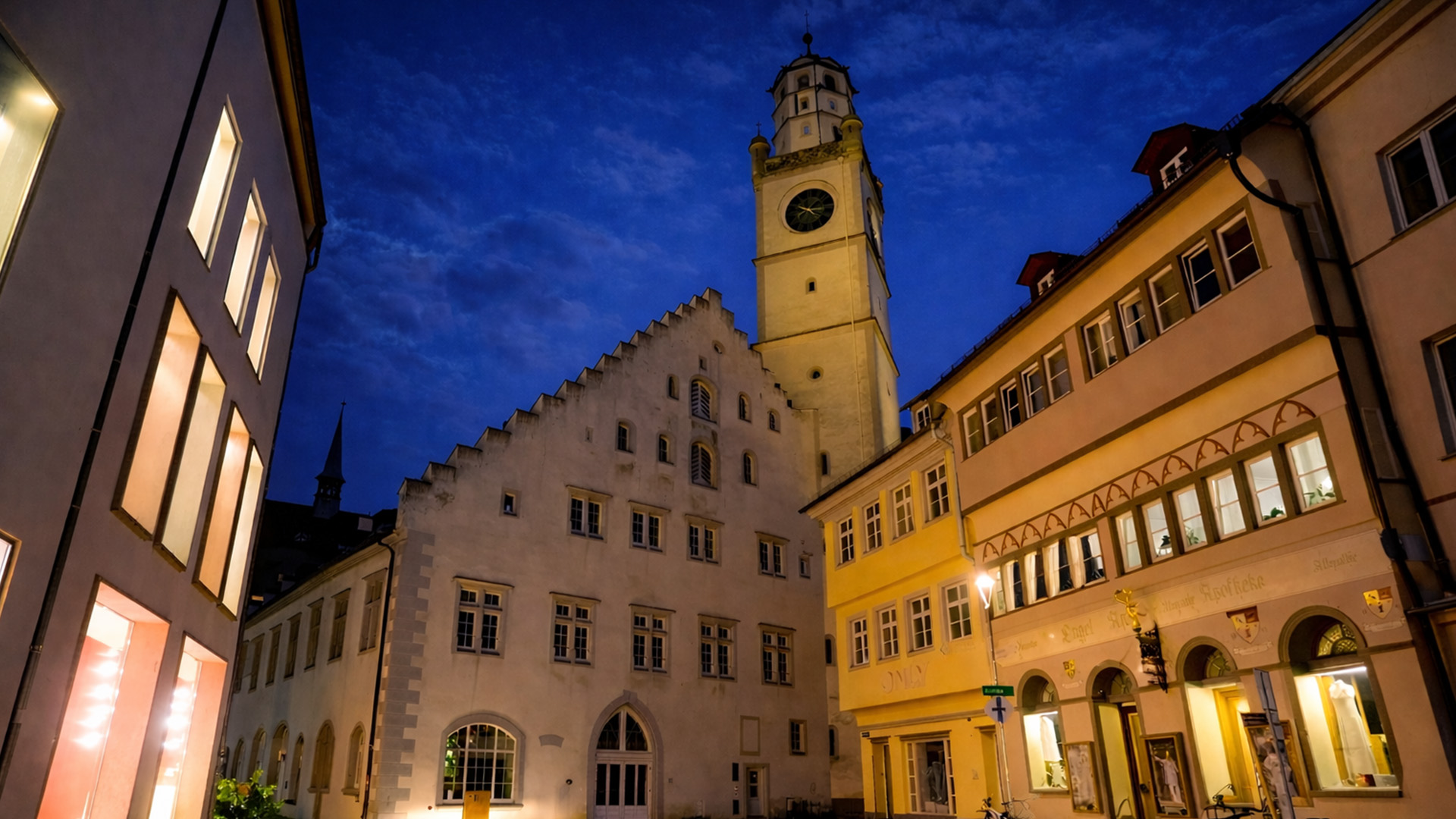 Ravensburg, Allemagne : Soirée paisible dans le centre historique (4K)