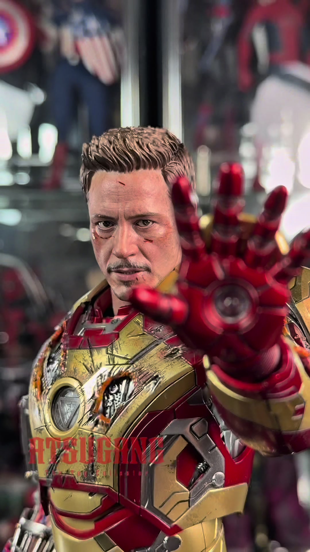 Hot Toys Iron Man Mark 42 unboxing ASMR