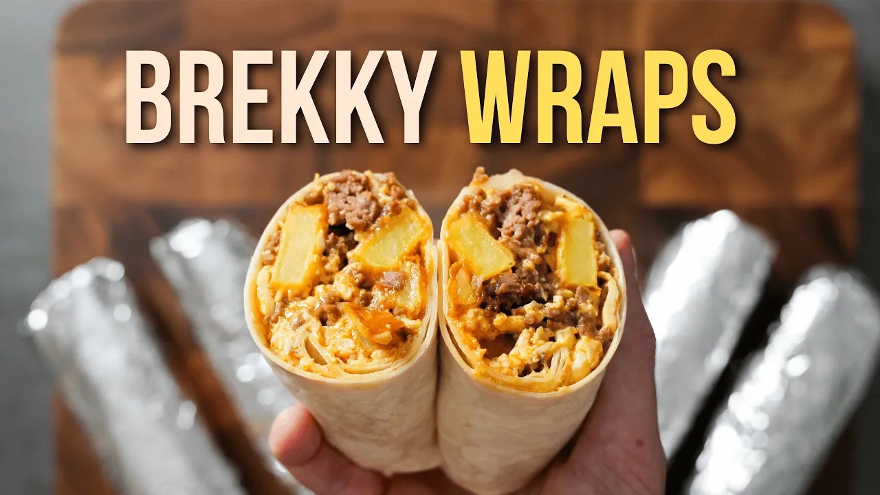 I can’t stop making these high protein breakfast wraps