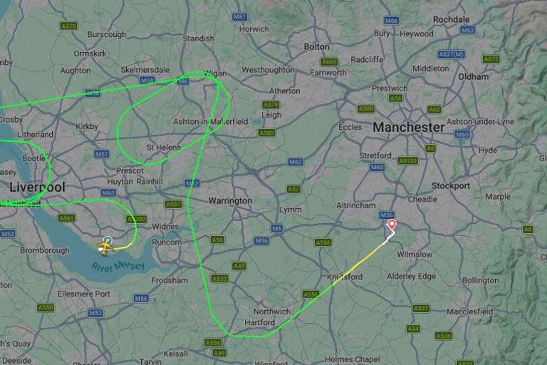 EasyJet flight declares emergency as plane circles UK airport multiple ...