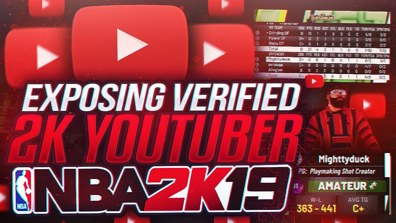 Grinding DF vs verified 2K YouTuber! Demi-god center build exposes ...