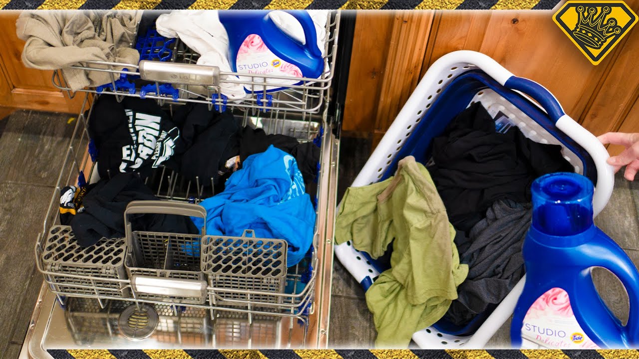 Can you wash your clothes in a dishwasher?