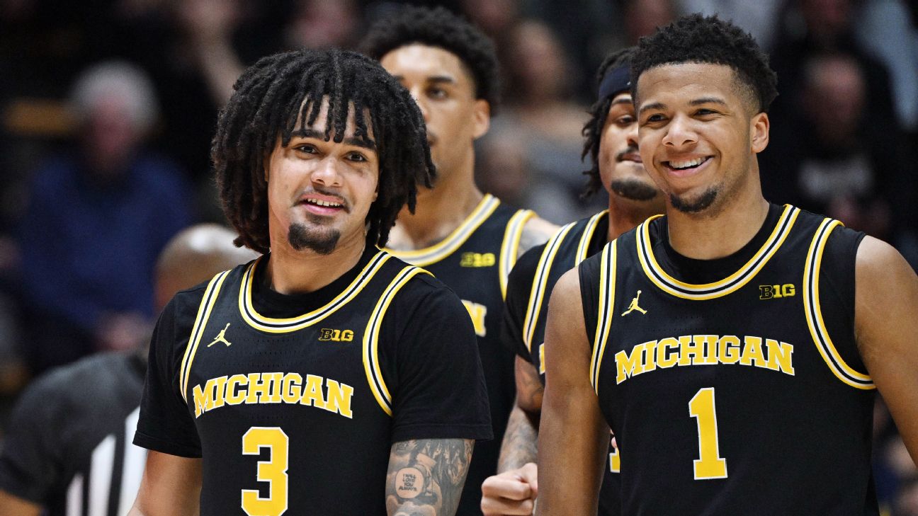 Men's college basketball power rankings: A 1-2 showdown on tap this weekend