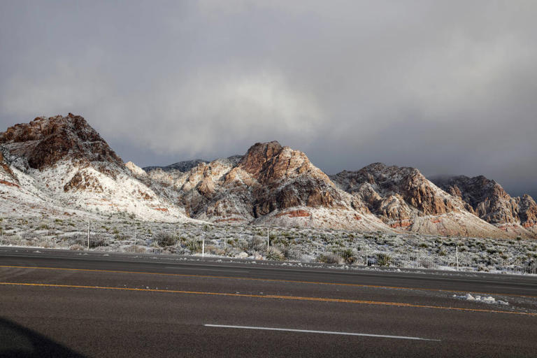 Snow falls in Southern Nevada as latest storm hits — photos
