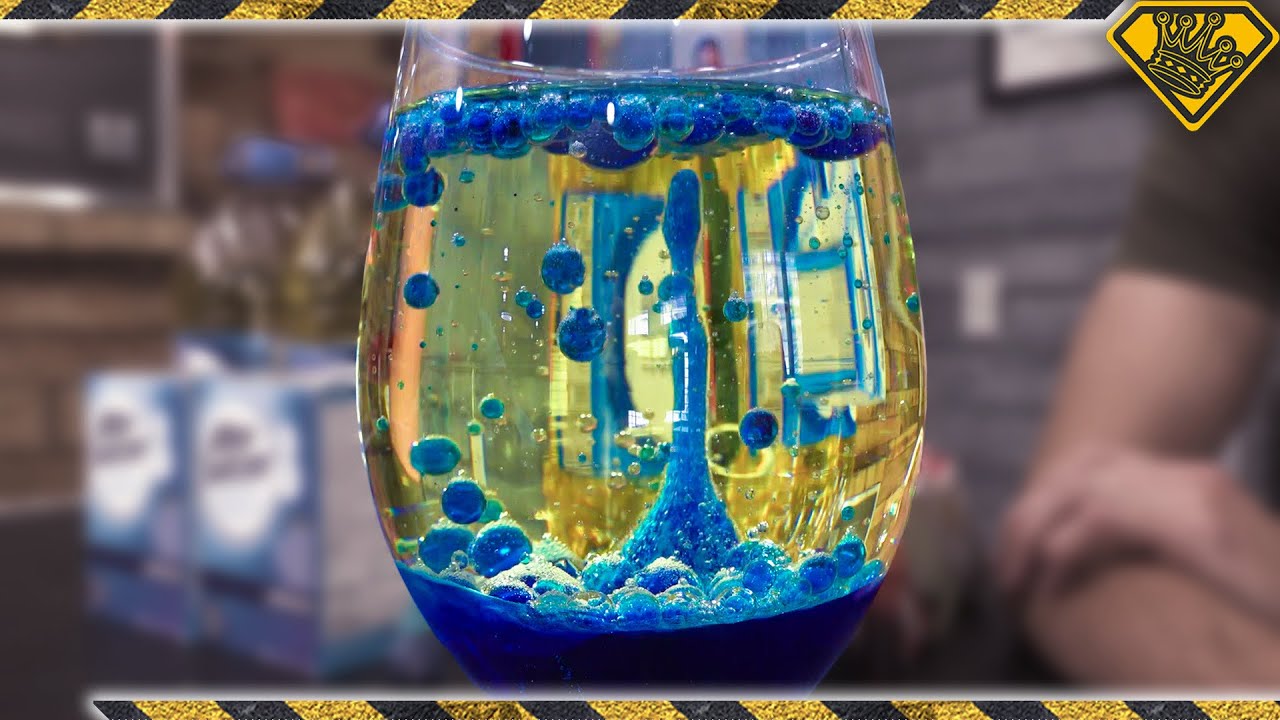 Oil, food coloring, and Alka-Seltzer make groovy science fun