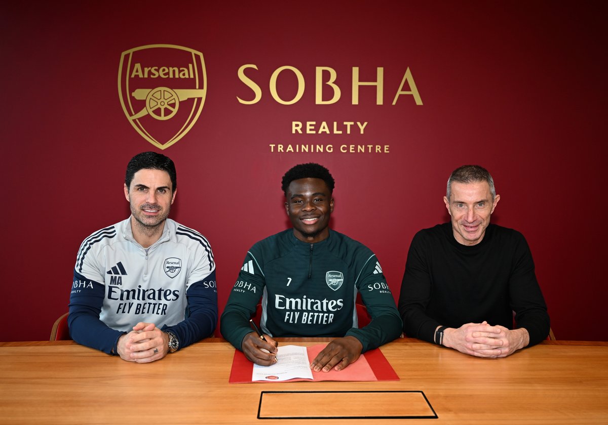'I want to make history here': Saka explains huge new Arsenal contract