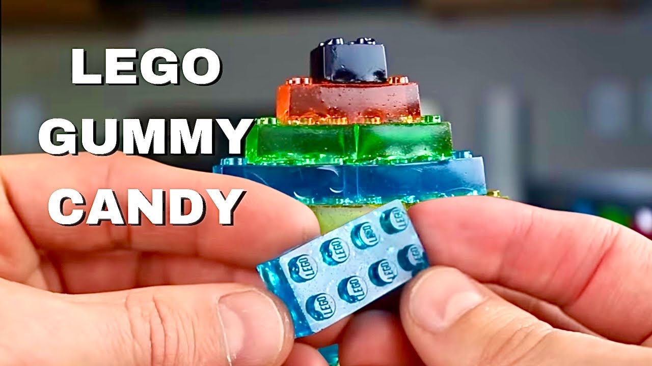 Lego gummy candy