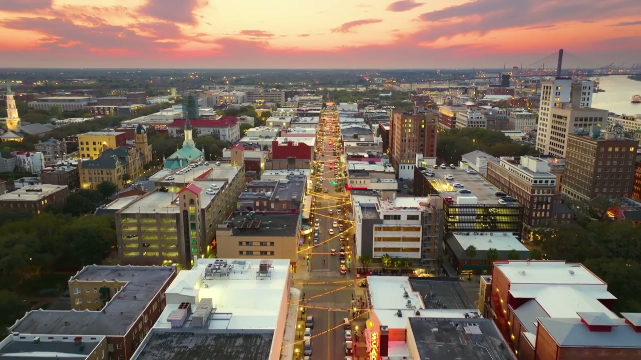Savannah, Georgia: Drone tour of southern splendor