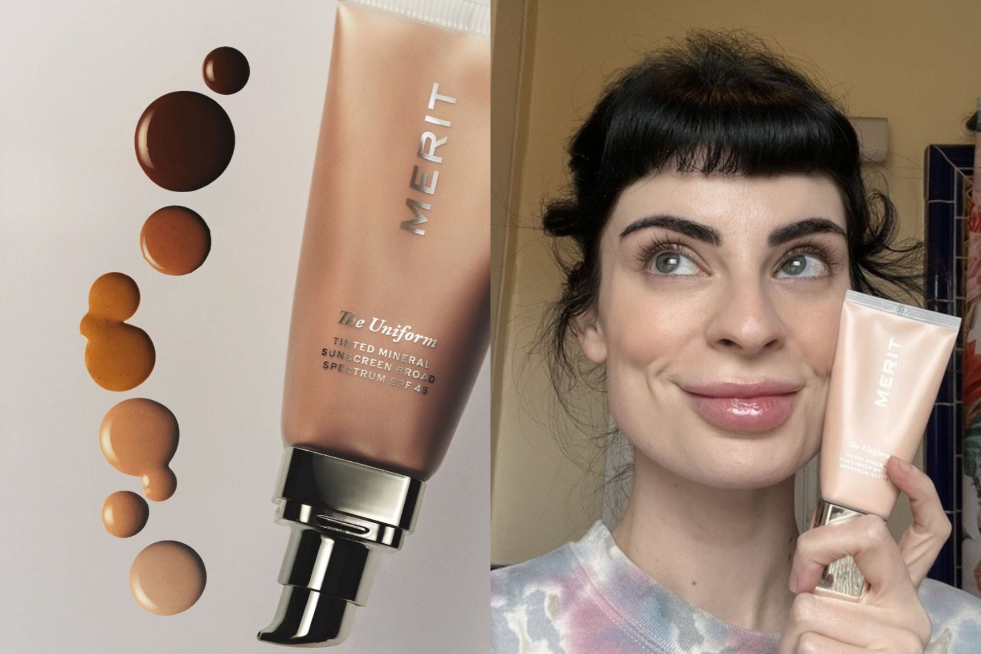 This ultra lightweight tinted sunscreen magically perfected my red ...