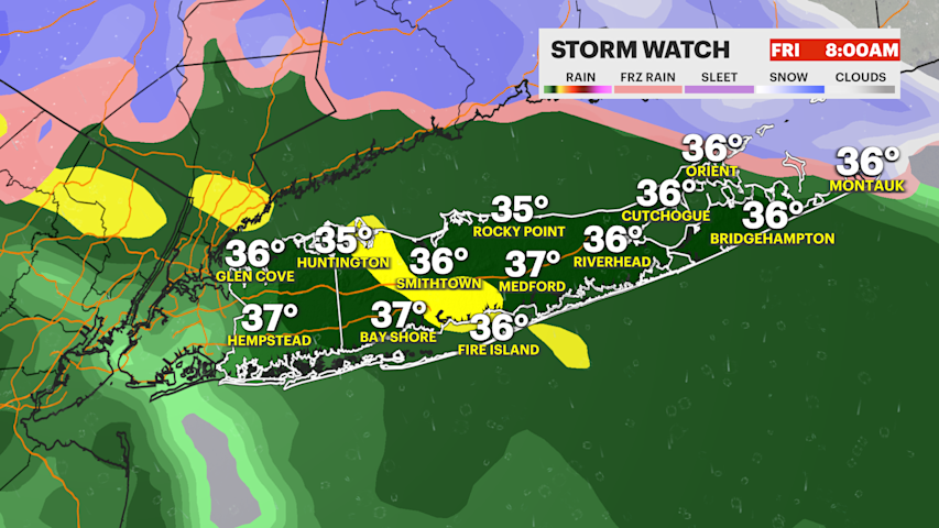 Storm watch: Moderate rain for Friday morning rush; tracking possible ...