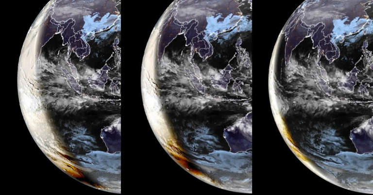 Satellite captures Moon’s shadow traversing Antarctica during February ...