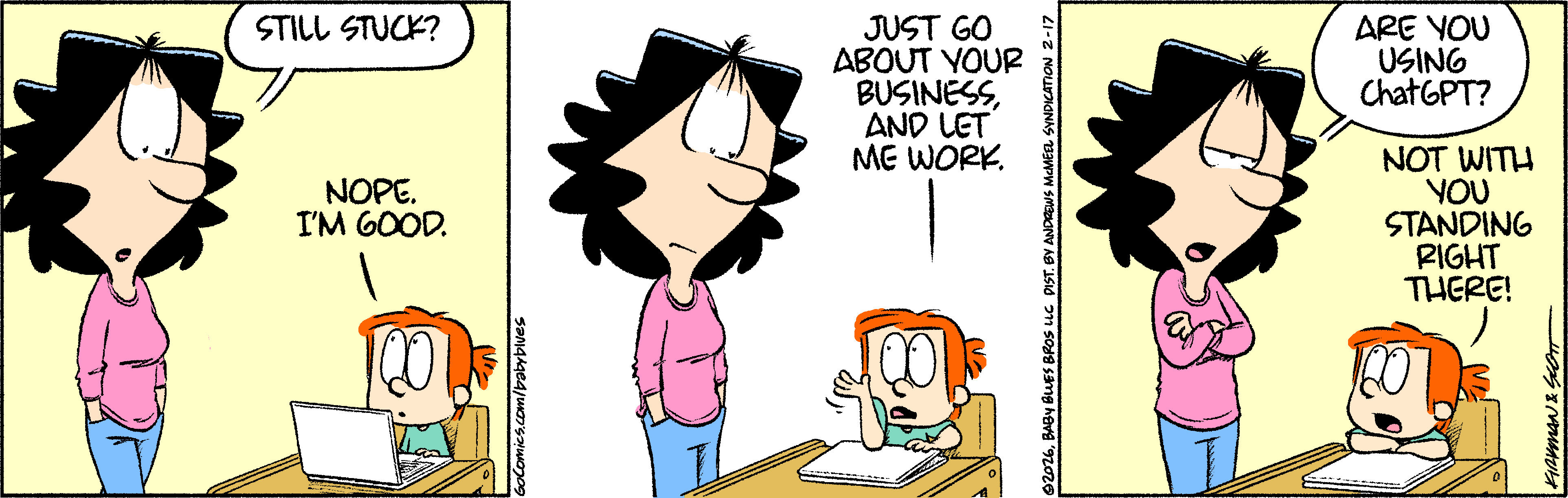 Baby Blues by Rick Kirkman and Jerry Scott