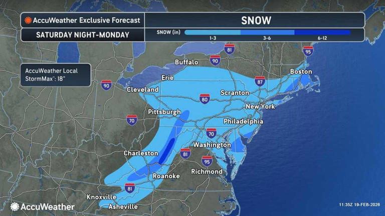 Snowfall map: Here's what to expect from widespread storm targeting ...