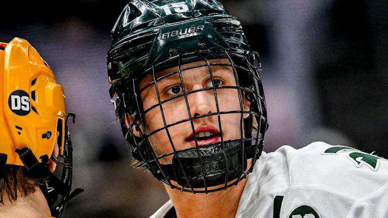 TV details, preview of MSU hockey's series vs. Notre Dame