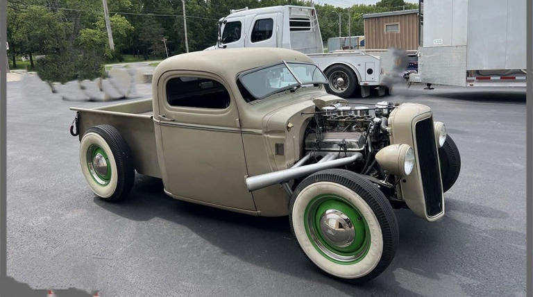 Custom 1940 Chevrolet rat rod blends vintage style with V8 performance
