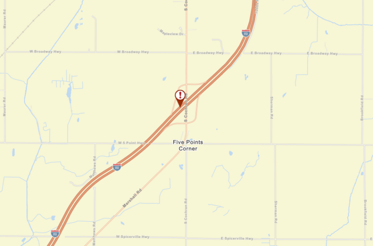 Southbound I-69 shut down due to accident in Eaton County