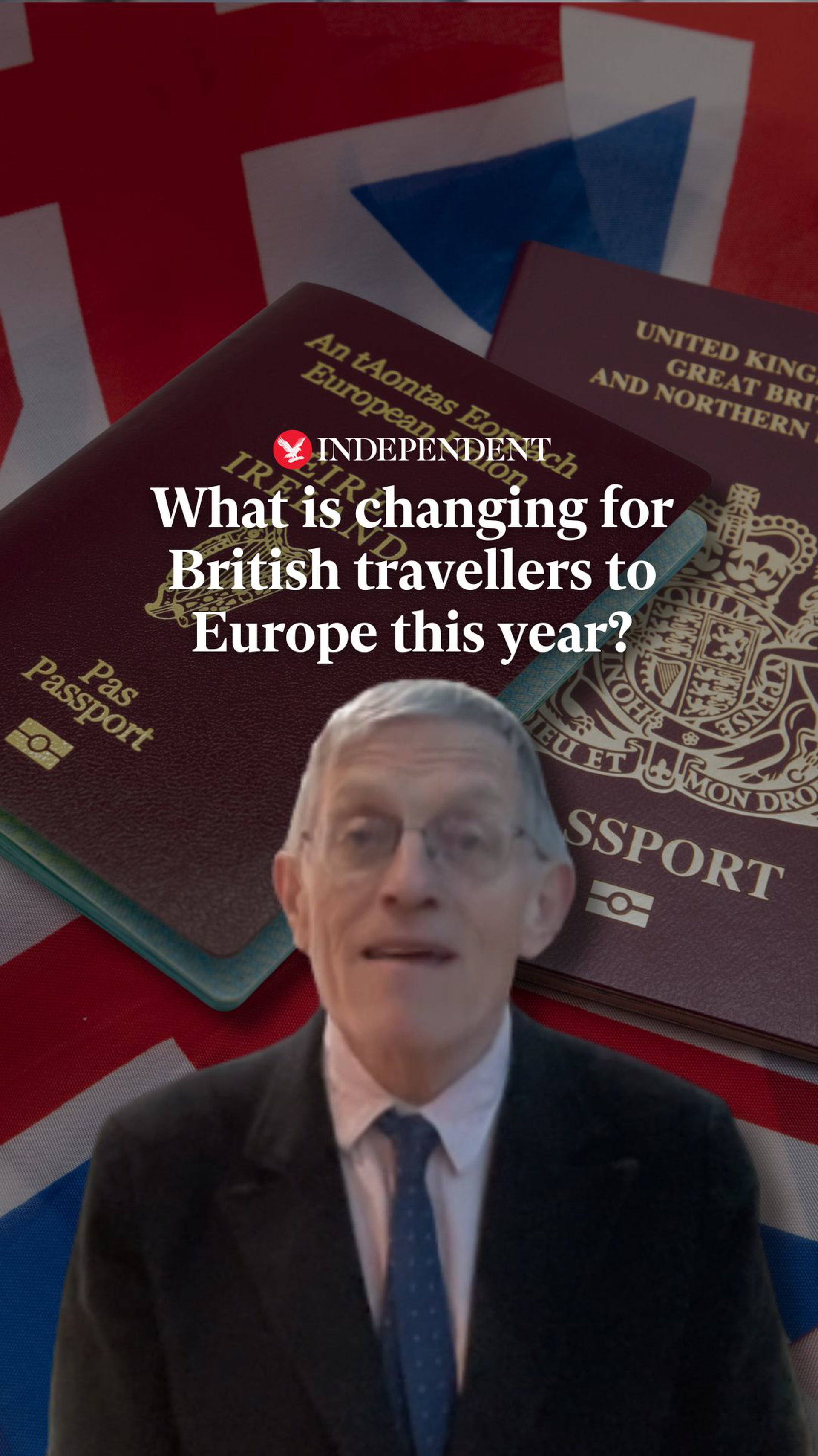 What is changing for British travellers to Europe this year?