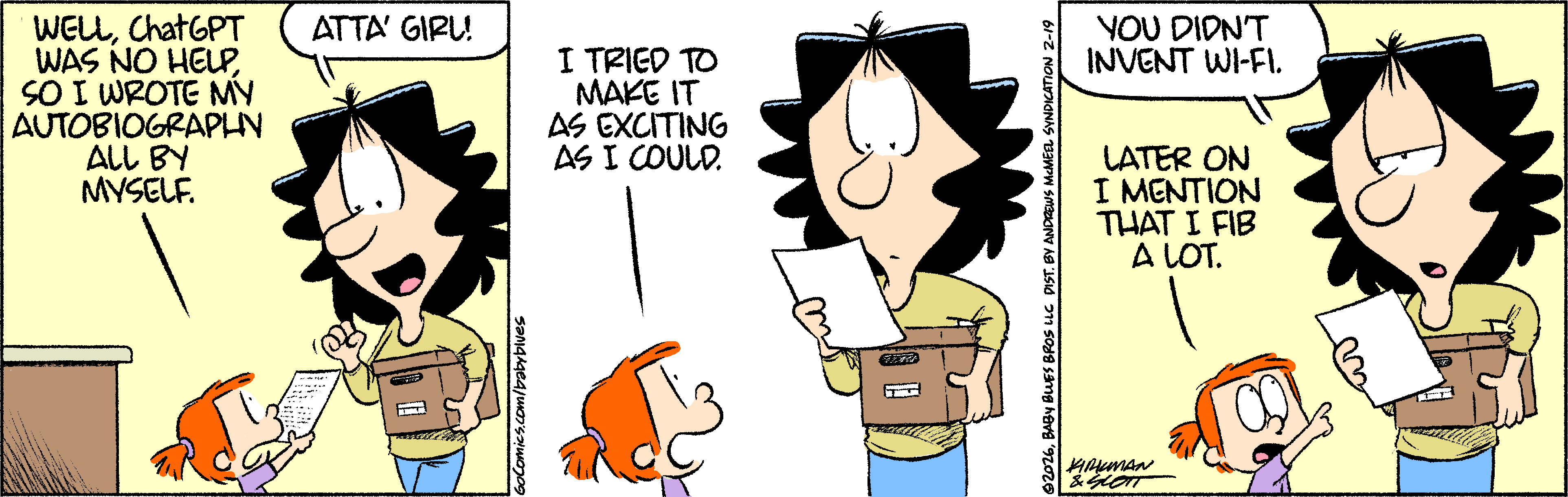 Baby Blues by Rick Kirkman and Jerry Scott