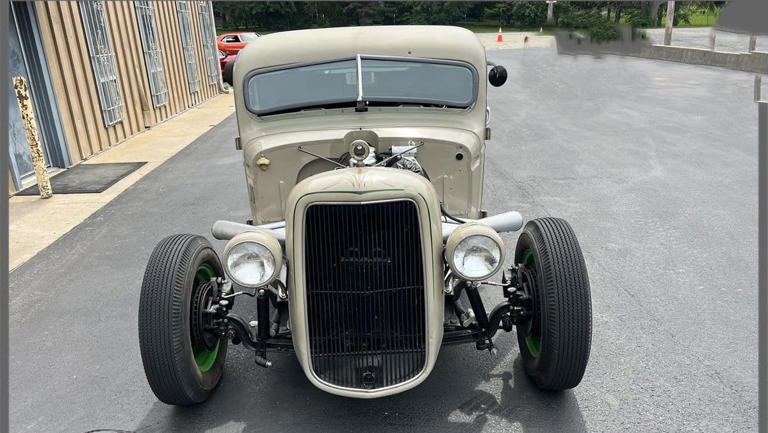 Custom 1940 Chevrolet rat rod blends vintage style with V8 performance
