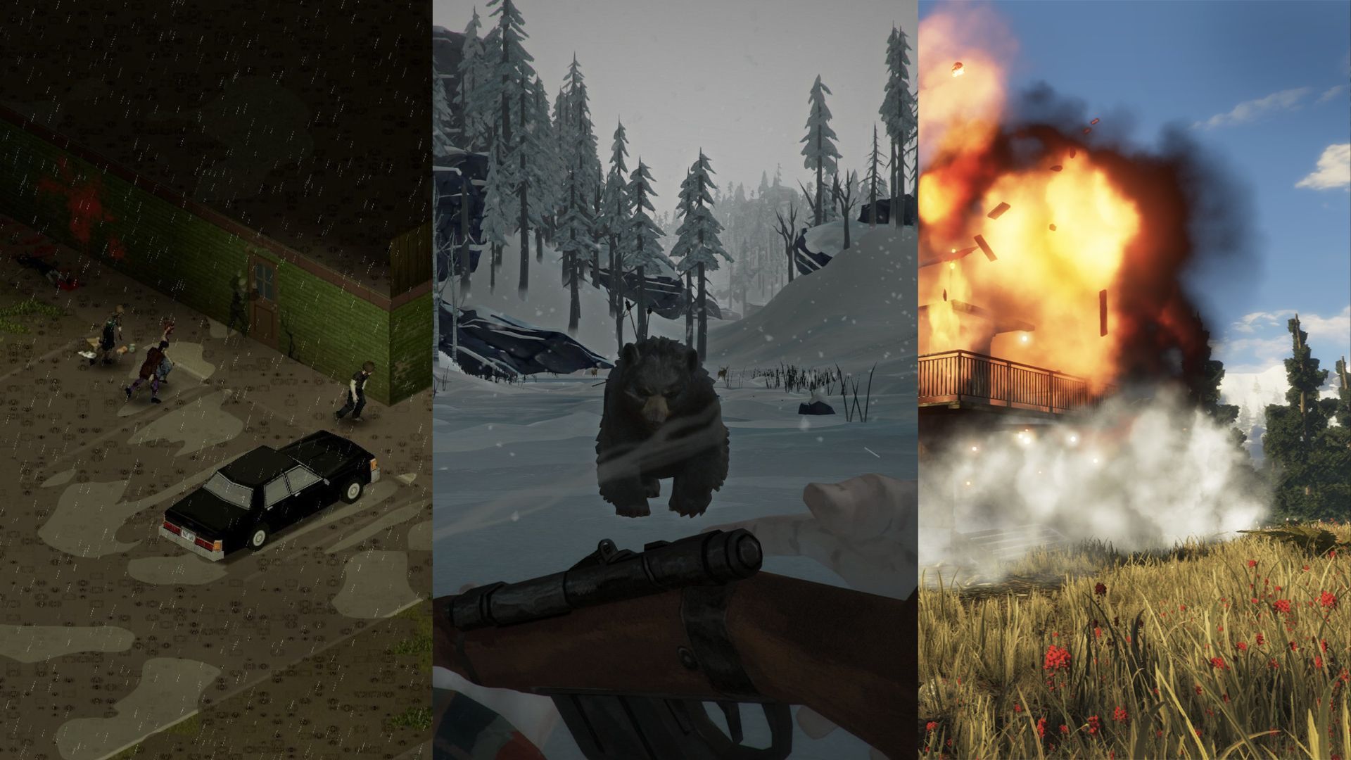 Survival games where the environment turns against you