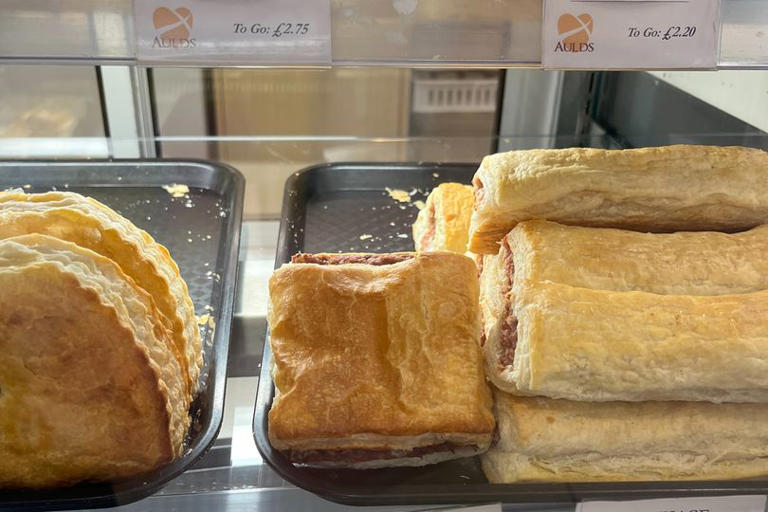 I tried the square sausage roll from Aulds and it beats Greggs hands down