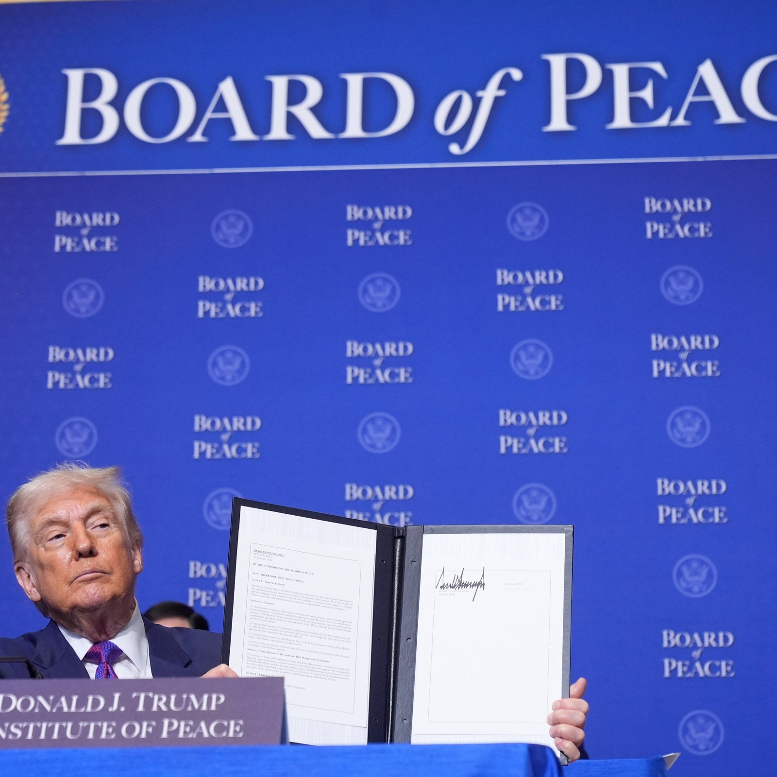 Trump says US will contribute $10 billion to Board of Peace