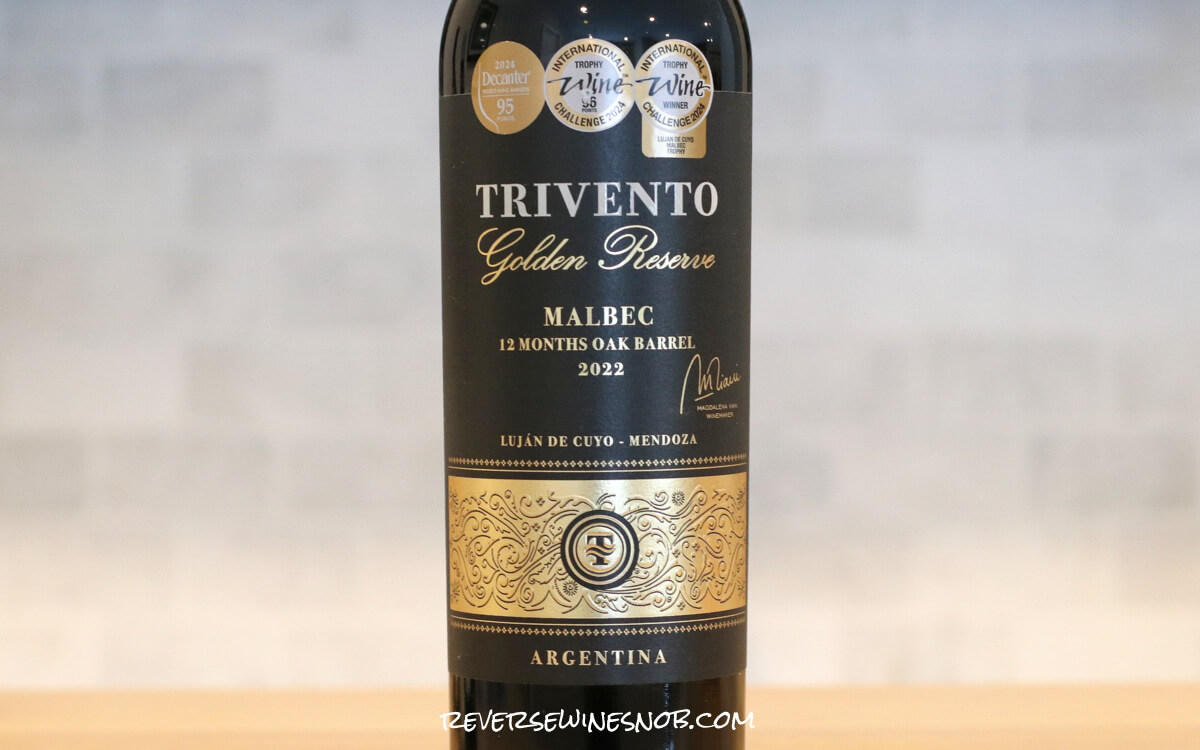 Trivento Golden Reserve Malbec – it's good